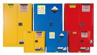 China 30-Gallon Flammable Storage Cabinet - 1.2mm Steel Construction, OSHA/FM Compliant, 1120×1090×460mm for sale