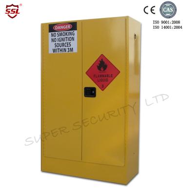 China 250L Yellow Flammable Storage Cabinet with Dual Vents - 1750x1090x460mm Dimensions, AS1940-2004 Compliant for sale