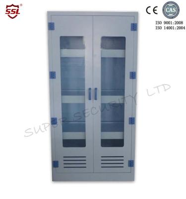 China Vertical Chemical Medical Storage Cabinet 250L Capacity with 3 Adjustable Shelves 1800x900x450mm for sale