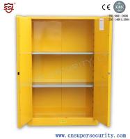 China Vertical 45 Gallon Acid Chemical Storage Cabinet Double Wall Steel Flammable Liquid Safety Cabinet for sale