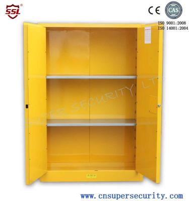China Vertical 45 Gallon Acid Chemical Storage Cabinet Double Wall Steel Flammable Liquid Safety Cabinet for sale