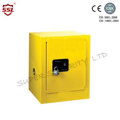 China Chemical Safety Flammable Liquid Storage Cabinet 16 Gauge Double Wall 22x17x17 Inch for sale