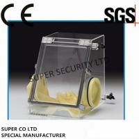 China Small Laboratory Glove Box VG-1 with 407×312×400mm Dimensions and 6mm Acrylic Thickness for Inert Atmosphere Testing for sale