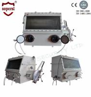 China VGB600S Stainless Steel Laboratory Glove Box 600x450x420mm with Vacuum System and Siemens PLC Control for sale