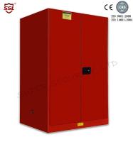 China Industrial Chemical Metal Storage Cabinet 340L 90 Gallon Adjustable 2 Shelves Cold Rolled Steel for sale