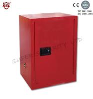 China Steel Bench Top Flammable Liquid Storage Cabinet 1850x850x400mm ISO Certified for sale
