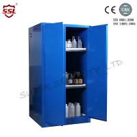 China Fire Resistant Chemical Storage Cabinet 90 Gallon Steel Blue for Dangerous Goods for sale