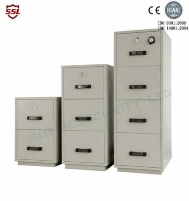China SOPERSL 2-Hour Fire Rated Filing Cabinet 4 Drawers - 1598x551x824mm, 418kg Capacity for sale