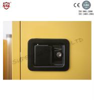 China 30 Gallon Flammable Liquid Storage Cabinet 2 Doors Double Wall 1 Adjustable Shelf 44x43x18 Inch for sale