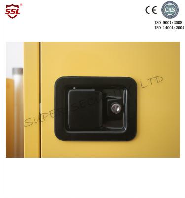 China 30 Gallon Flammable Liquid Storage Cabinet 2 Doors Double Wall 1 Adjustable Shelf 44x43x18 Inch for sale