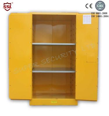 China Fireproof Chemical Storage Cabinet 1650x860x860mm with Zinc Lever Lock Galvanized Shelves for sale