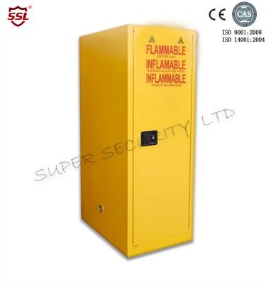 China SSL Steel Slimline Chemical Oil Storage Cabinet 22 Gallon Lockable Leak Proof Sump 1650x1090x460mm for sale