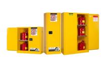 China 100 Lbs Steel Chemical Storage Cabinet Flammable Gray 109x46x123 cm FM for sale