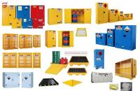 China ABC 2-Door Chemical Storage Cabinet Fire Proof Steel 109x46x165cm FM Rated for sale