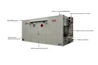 China FM Approved Outdoor Flammable Storage Cabinet for Drum IBC Chemical Storage 3000mm for sale