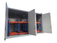 China Outdoor Hazmat Storage Building for Drums & IBCs - 1550-4300mm Sizes, 900-2500kg Weight Capacity for sale