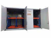 China Outdoor Hazmat Storage Building Non Combustible 2700mm for Drums and IBCs Dangerous Goods for sale
