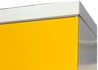 China Yellow Chemical Storage Cabinet 766L Acid Dangerous Liquid Safety Cabinet EN Fireproof for sale
