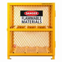 China Heavy Duty Gas Cylinder Storage Cabinet 14 Gauge Steel 31x30x35 inch for LPG Flammable for sale