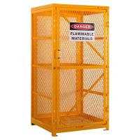 China Heavy Duty Gas Cylinder Storage Cabinet 14 Gauge Steel 31x30x35 inch for LPG Flammable for sale