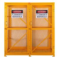 China Heavy Duty Gas Cylinder Storage Cabinet 14 Gauge Steel 31x30x35 inch for LPG Flammable for sale