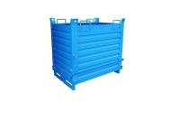 China Heavy Duty Scrap Iron Truck 1000kg Capacity Forklift Channels Industrial Waste Cart for sale
