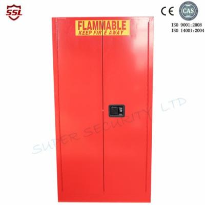 China Powder Coated 45 Gallon Safety Chemical Storage Cabinet Acid Pesticide 1650x1090x460mm for sale