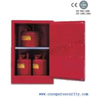 China Chemistry Combustible Liquid Storage Cabinet Single Manual Door 560x430x430mm Bench Top for sale