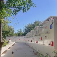 China FM Approved Outdoor Flammable Storage Cabinet for Drum IBC Chemical Storage 3000mm for sale
