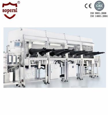China Customizable Chemical Glove Box with Gas Purification System - 1 ppm O2/H2O Control, 3000W Power for sale