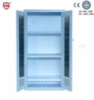 China 250L Polypropylene Laboratory Storage Cabinet with Swing Door for Chemical Storage - 1800x900x450mm for sale