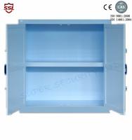 China Polypropylene Acid Storage Cabinet 1090x460x1120mm Locking Dual Doors for sale