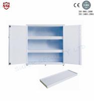 China Dual Doors PP Corrosive Storage Cabinet 45 Gallon for Acid Storage 1090x460x1650mm for sale