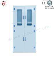 China PPM509045D Four-Door Corrosive Medical Storage Cabinet 900×450×1800mm with Adjustable Trays for sale