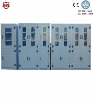 China Custom Hospital Corrosive Medical Storage Cabinet PP Polypropylene 6 Doors 1200x600x1800mm for sale