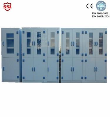 China Custom Hospital Corrosive Medical Storage Cabinet PP Polypropylene 6 Doors 1200x600x1800mm for sale