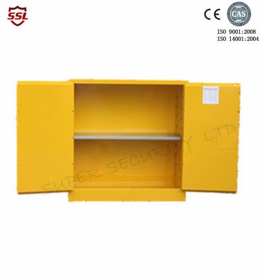 China 20 Gallon Flammable Liquid Storage Cabinet 1120x590x460mm Indoor Outdoor Vented for sale