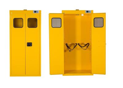 China Gas Cylinder Storage Cabinet 75 mm EX Vent 1-4 Cylinders Heavy Duty Steel for sale