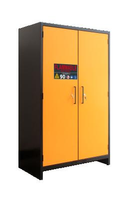China SUPER EN14470 90 Minute Fire Resistant Chemical Storage Cabinet 750L 508kg for sale