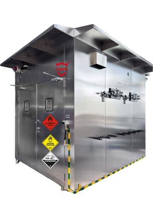 China 304 Stainless Steel Hazardous Chemical Storage Cabinet 165L Industrial Corrosive Liquid Cabinet for sale