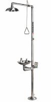 China 304 Stainless Steel Emergency Eyewash and Safety Shower Station for Chemical Plants 1000LPH Flow Rate for sale