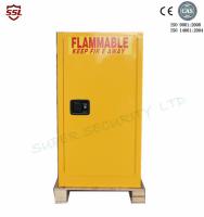 China 15 Gallon Flammable Liquid Storage Cabinet 44x23x18 Inch Steel Safety Cabinet for sale
