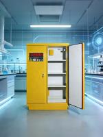 China SUPER EN14470 90 Minute Fire Resistant Chemical Storage Cabinet 750L 508kg for sale