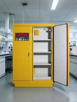 China 90 Minute Fire Rated Safety Cabinet 1000°C Protection Double Wall Steel Insulated Storage for sale