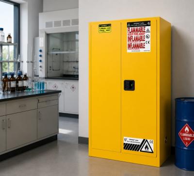 China 45 Gallon Fire Proof Chemical Storage Cabinet for Flammable Liquids 1650x1090x460mm for sale