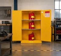 China 45 Gallon Fire Proof Chemical Storage Cabinet for Flammable Liquids 1650x1090x460mm for sale