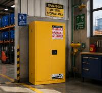 China 45 Gallon Fire Proof Chemical Storage Cabinet for Flammable Liquids 1650x1090x460mm for sale
