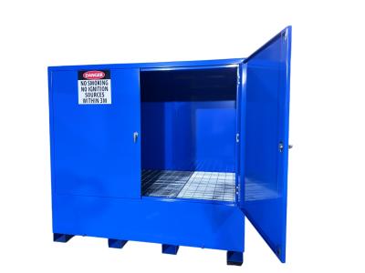 China ABC 109x46x165 cm 4 Compartments Chemical Storage Cabinet Hazardous Material Flammable Storage for sale