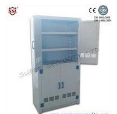 China Polypropylene Double Door Medical Storage Cabinet for Corrosive Chemicals - 200L Capacity, 1800x900x450mm for sale