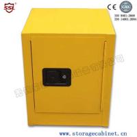 China Yellow Bench Top Flammable Storage Cabinet SSM100004P - 4-Gallon Capacity, 560x430x430mm for sale